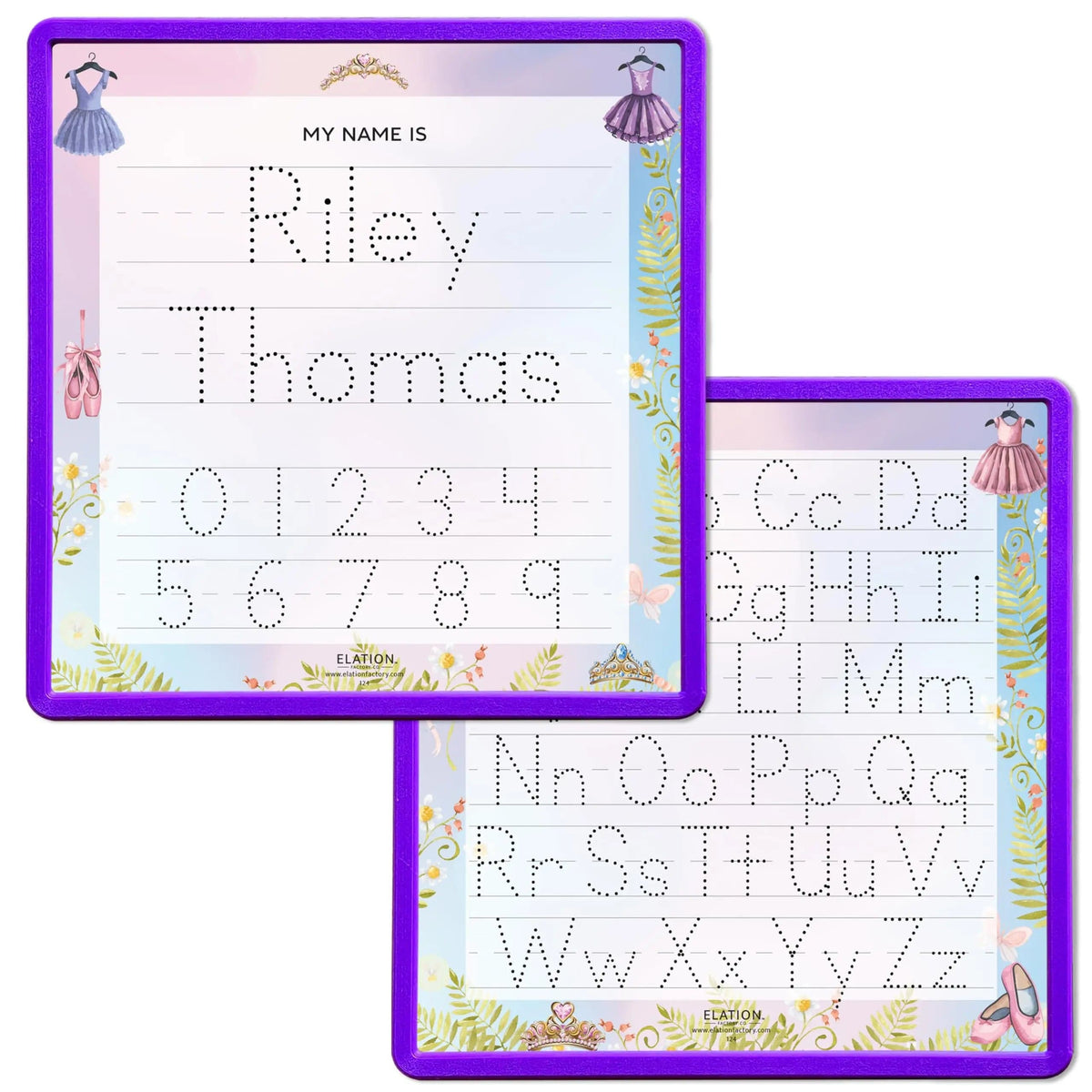 Kid's Name Tracing Board | Dry Erase Letter Tracing | Reusable Name Tr ...